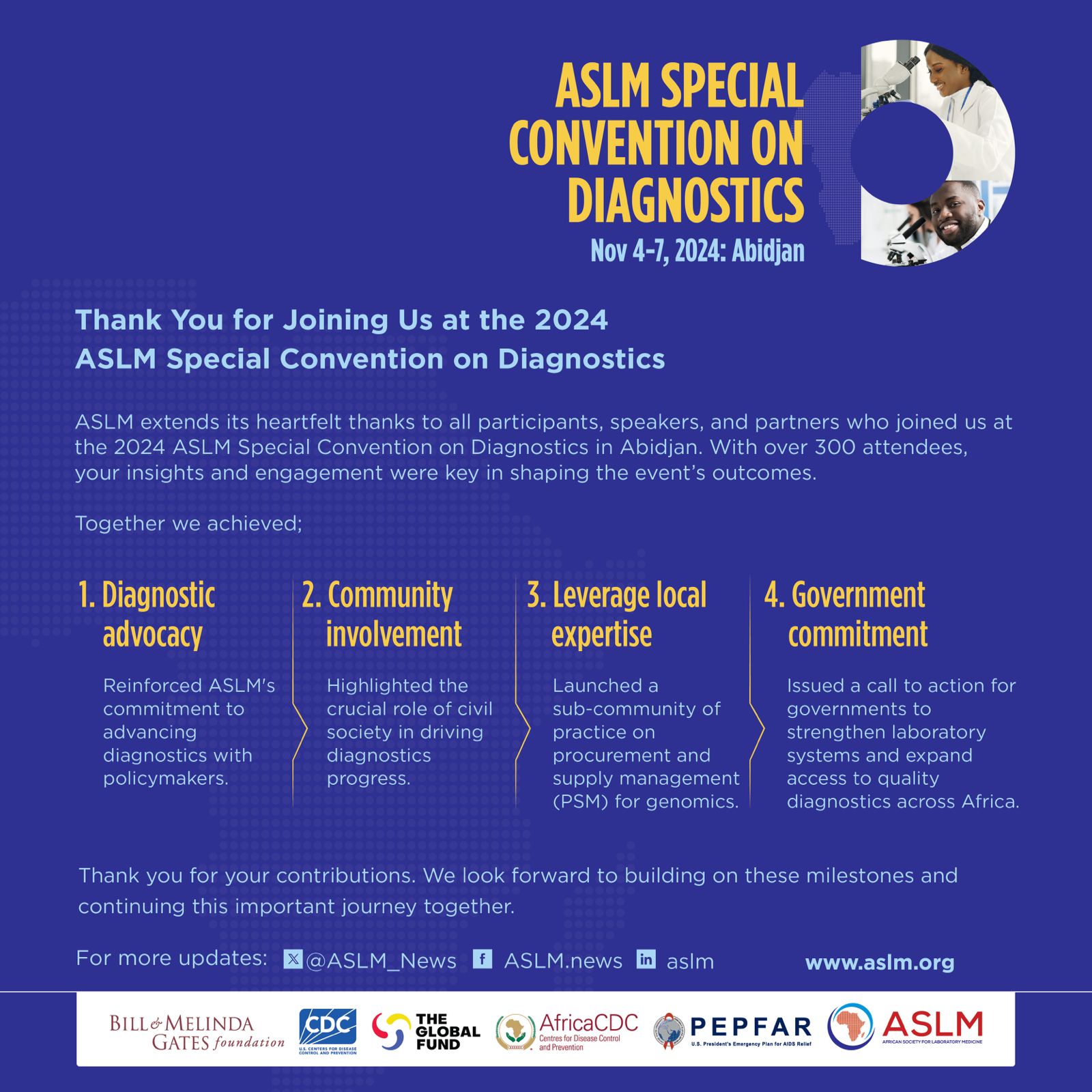 ASLM special convention on diagnostics slides - African Society for ...